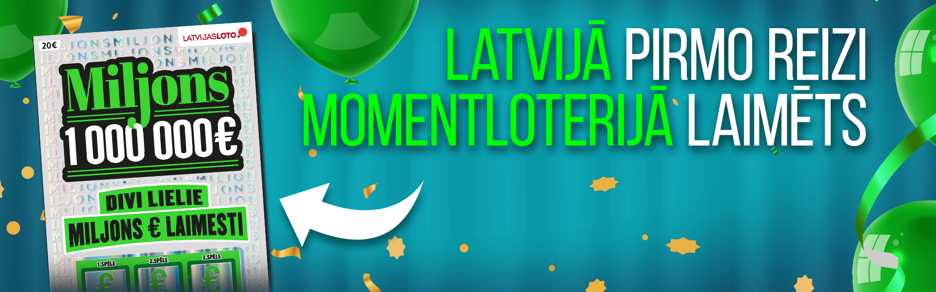 Momentloterija Miljons - Latvijas Loterijas